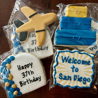 40th Birthday Sugar Cookies 40th Party Favor Milestone Birthday ...