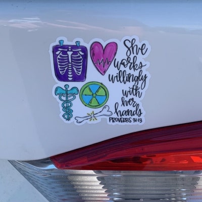 X-ray Tech Sticker Radiologic Technologist Laptop Sticker Sticker ...