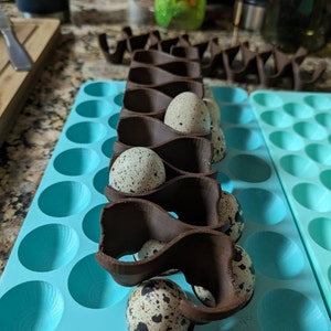 Mini Crates With Flexible Quail Egg Trays L Modern Fresh Egg Storage ...