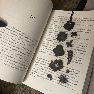 Laminated Bloody Acrylic Paint Bookmark Customizable Red and Black ...