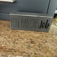 Any Wording - Block Wooden Signs - Personalised - Rae Dunn Inspired ...