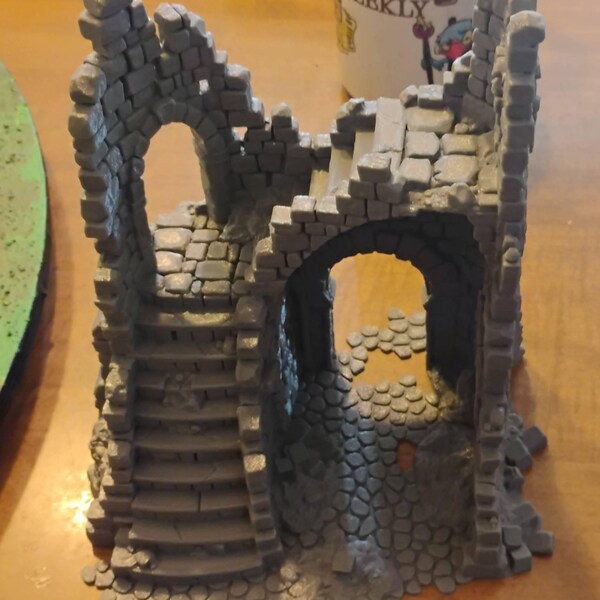 Tabletop Terrain Defense Tower Garrison Dnd RPG Wargame Skirmish 28mm ...