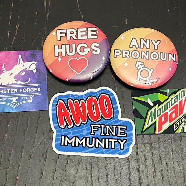 Fursuit & Cosplay Awareness Button Badges | 38mm or 58mm - Etsy