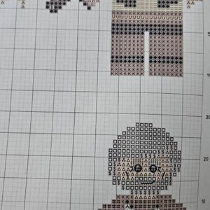 Cross Stitch Pattern: Star Character Christmas Carol Singers, PDF ...