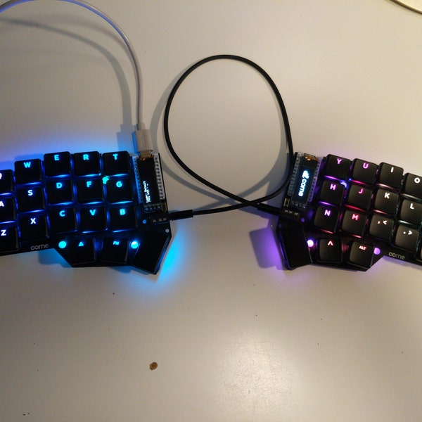 Crkbd V3 (corne Keyboard) Choc / Chocolate Low Profile LP Hotswap DIY ...