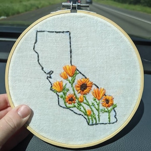 California State Embroidery Pattern and Stitch Guide Digital PDF ...