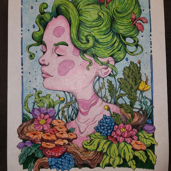 Sanctuary Coloring Page, Digital Print, Cozy Interior, Magical, House ...