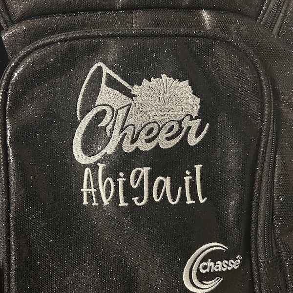 Cheer Machine Embroidery Design, Nine Sizes Included, Use Your Team ...