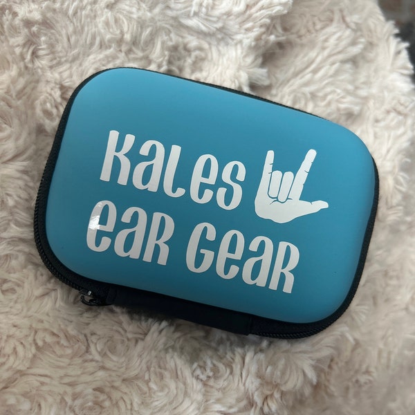 Hearing Aid ASL Sign Language Ear Gear Zip Case for Cochlear Implant ...