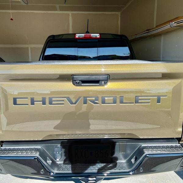 2023+ Colorado Tailgate Vinyl Overlay - Chevrolet - Accessories - Etsy