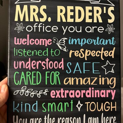 When You Enter This Office, School Counselor, School Office Decor ...