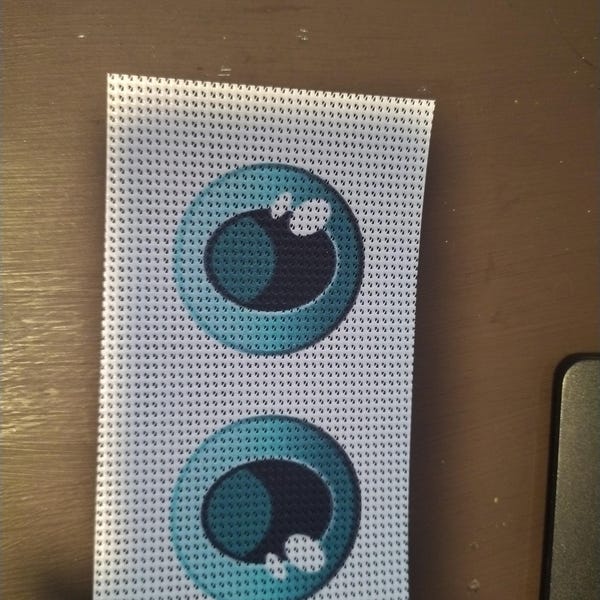 Custom Color Heart Fursuit Eye Mesh - Etsy