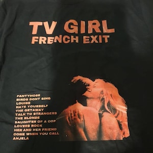 TV Girl Unisex T-shirt French Exit Album Tee Music Band Graphic Shirt ...