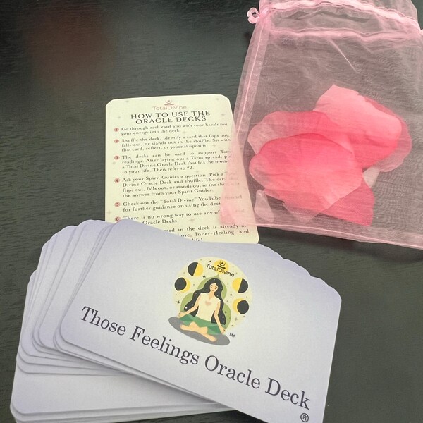 Karmic Oracle Deck, Relationship Deck travel Size. - Etsy