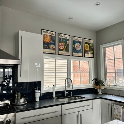 Kimchi Poster Retro Style, Korean Food Vintage Wall Art, Korean Cuisine, Modern Kitchen Decor ...