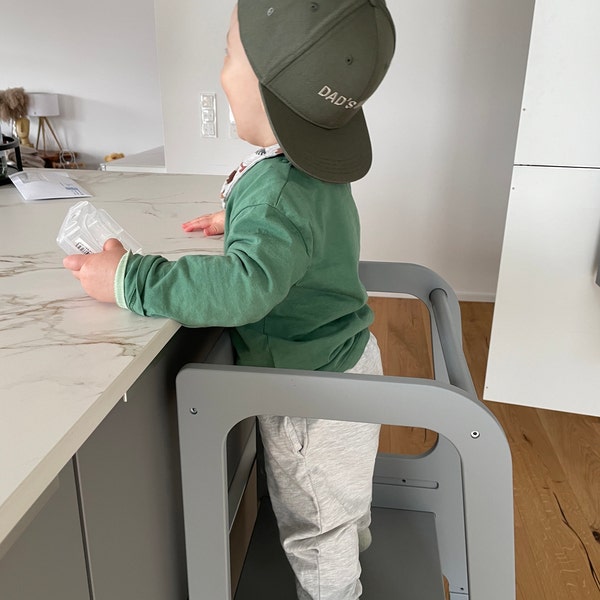 Cooking Tower Kitchen Tower for Kids Step Stool, Montessori Toddler ...