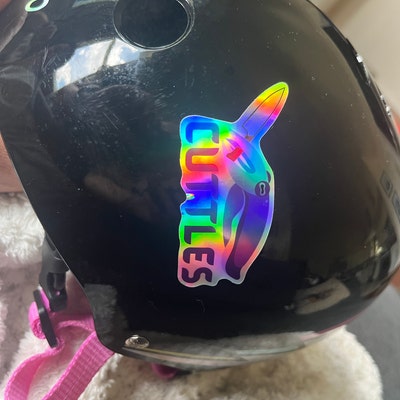 Custom Derby Name Sticker With Personalized Graphic Helmet Decal Roller ...