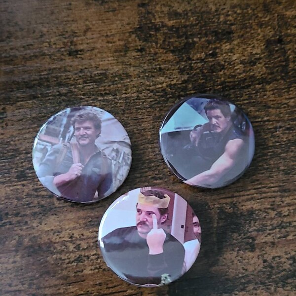 Pedro Pascal Pin Back Buttons - Etsy