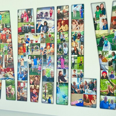 Photo Collage Canvas Print Custom Designed Very Large Extra Large ...