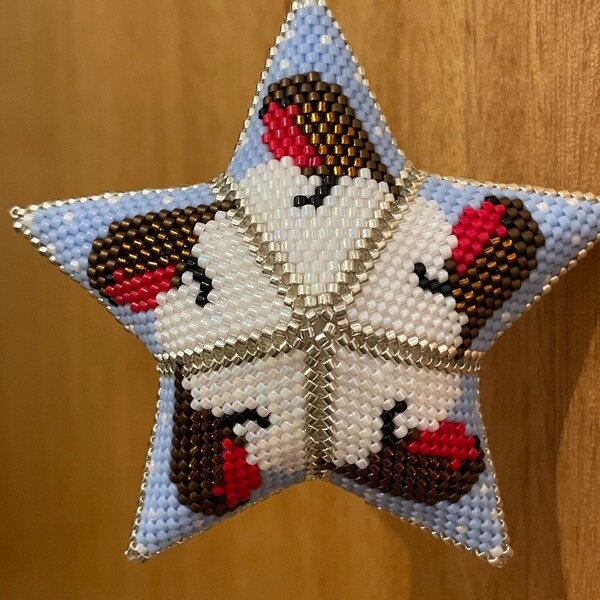 Beading Photo Tutorial Pattern Instructions. Beaded Valentine Heart ...
