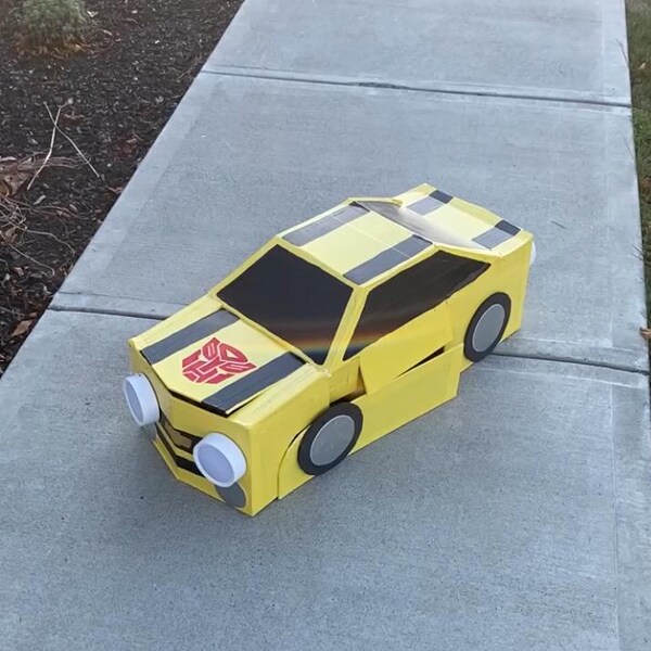 Template for Transforming Car Costume for Kids Halloween Costume ...