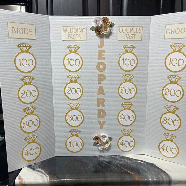 Bridal Jeopardy Choose Your Colors Shower Game Party Games | Bridal ...