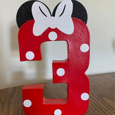 Minnie Mouse Stand up Number-cake Smash-twodles-twoodles-birthday Party ...