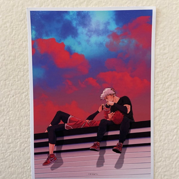 Victor Vale & Eli Ever Art Print - Etsy