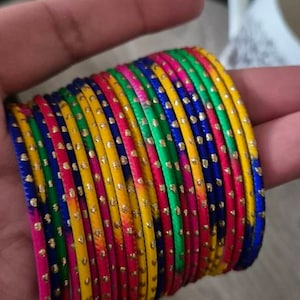 Royal Blue Shiny Bangles Indian Jewellery - Etsy