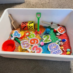 Flower Garden Sensory Bin Summer Sensory Play Flower Life Cycle Sensory ...