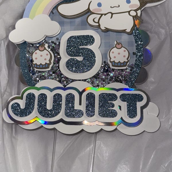 Cinnamoroll Cake Topper - Etsy