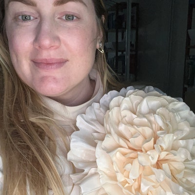 Extra Large Satin Silk Flower Brooch Large Flower Brooch Big - Etsy