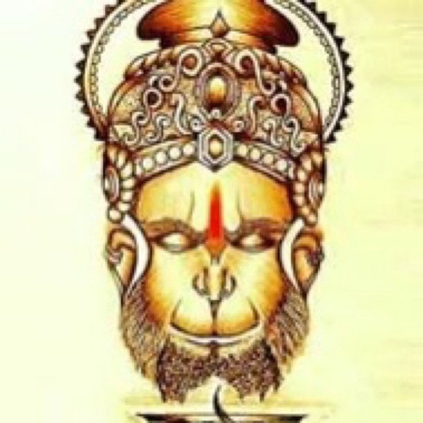 Hanuman Ring Beautiful Original Signed by Artist Ruben X V 50 Grams ...