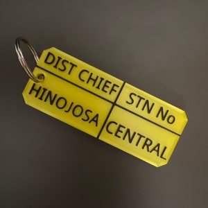 Fire Service /fire Fighter Key Rings Based on Emergency Services Step ...