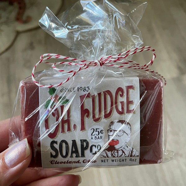 Oh Fudge SOAP Bar WRAP Inspired by Holiday Classic Movie a Christmas ...