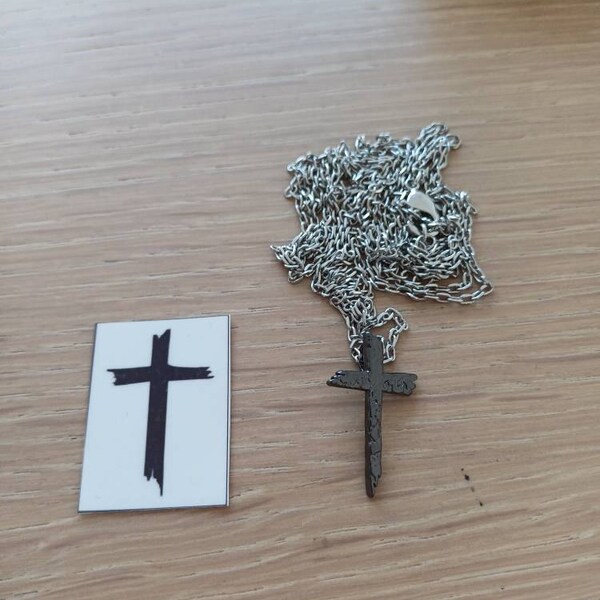 My Demon Kdrama Cross Necklace Gu Won's Cross Necklace Song Kang - Etsy