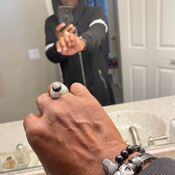 Lucifer Morningstar Rings | 925 Sterling Silver | Rectangle Shape ...