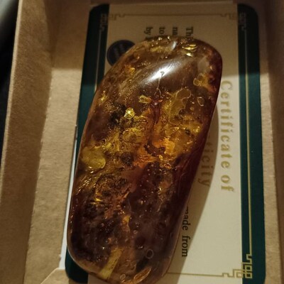 Large Amber Stone, Collectors Specimen, Amber Stone for Display ...
