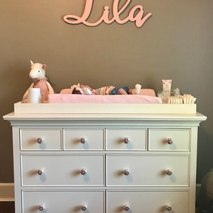 Letter Signs Cursive Wooden Names Script Name Sign | Etsy