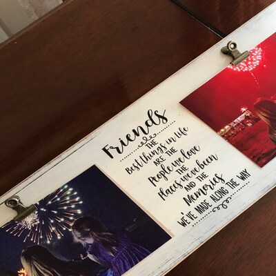 Best Friend Gift Best Friend Frame Personalized Picture - Etsy