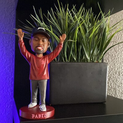 The Life of Pablo Bobblehead Kanye West I Feel Like Pablo Bobblehead - Etsy