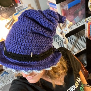 Crochet Witch Hat Pattern Cottage Witch PDF (not Physical Item), Fairy ...