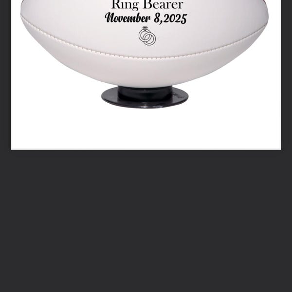 Autograph Blank Football | 3 Sizes | Football Trophy for Signing With ...