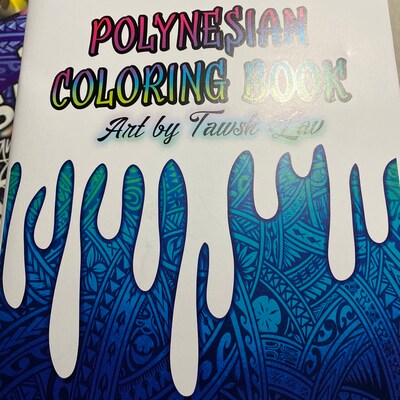 Coloring Book of Polynesian Art Designs - Etsy