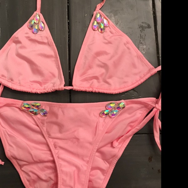 Sexy, Sequin, Sparkly, Bling, Purple Bikini. Made to Order, Unique ...
