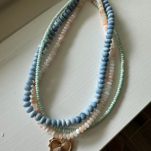 Lemonade Gemstone Necklace - Etsy