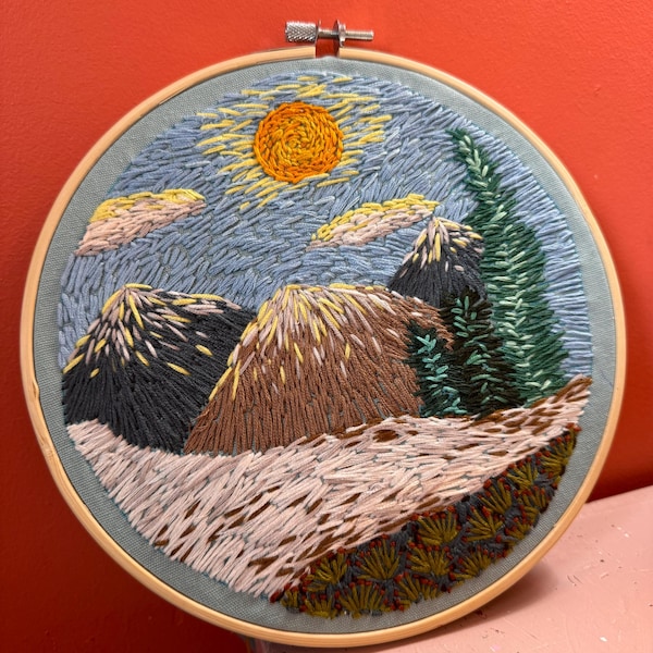 Sunflower Punch Needle Kit for Beginner, Beginner Punch Needle Kit With ...