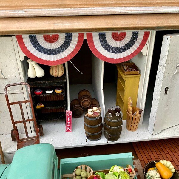 Miniature OPEN Sign in Red and White for Dollhouse 1:12 Scale - Etsy