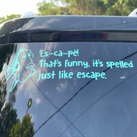 Dory Escape Vinyl Decal - Etsy