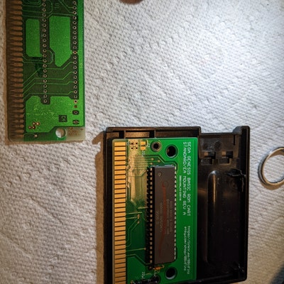 Sega Genesis / Mega Drive Game Cartridge Printed Circuit Board PCB - Etsy